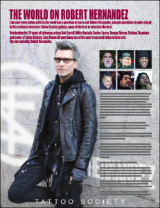 Robert Hernandez – Tattoo Society Magazine